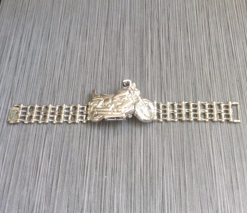 Men's Motorcycle Watch, Stainless Steel Biker Chain Band - Etsy