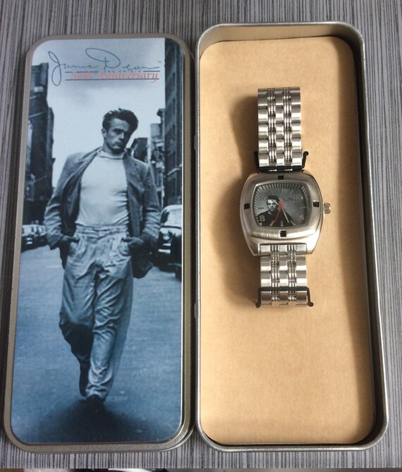 James Dean Men's Watch Square James Dean Dial Arabic & - Etsy