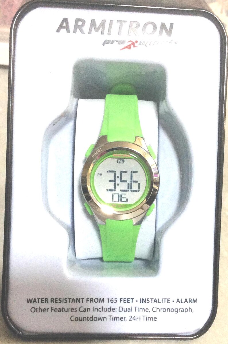 ARMITRON Pro Sport Silver Women's Watch Having a Round Digital Dial on ...