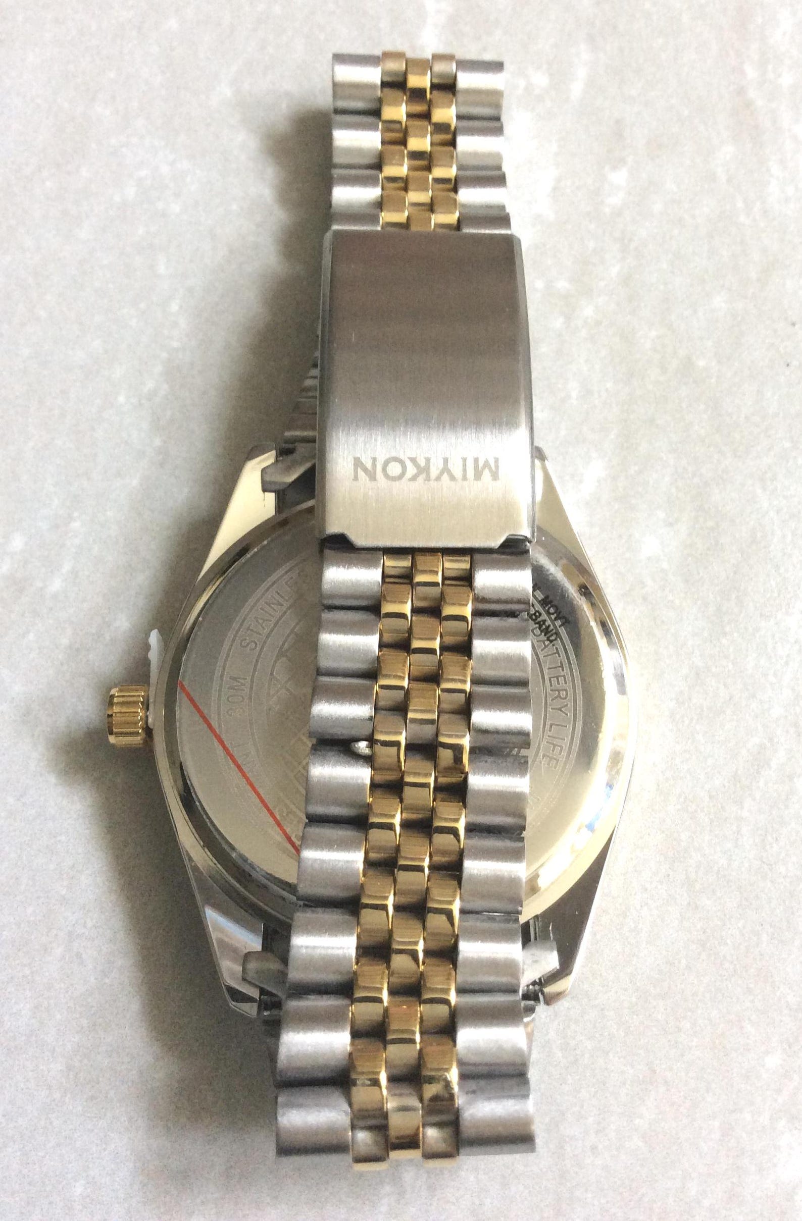 SWANSON Men's Watch Round Black Dial Numbered Hours 12/24 With Day ...
