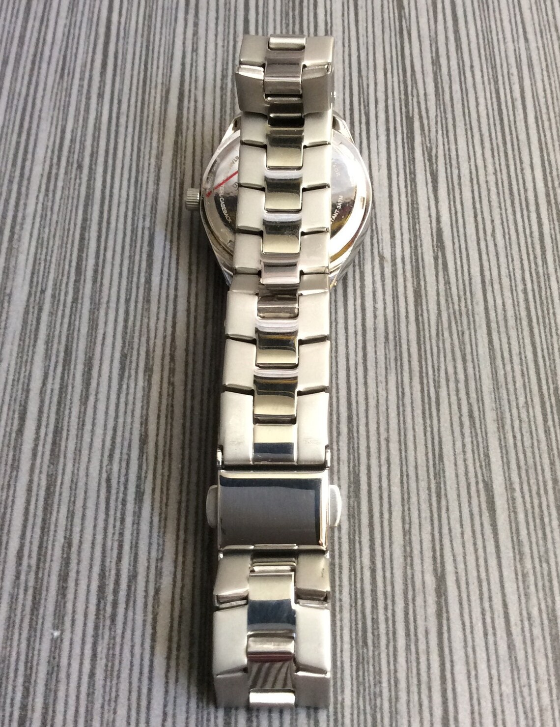 Disney Silver Mickey Mouse Watch Round Silver Mickey Dial on Silver ...