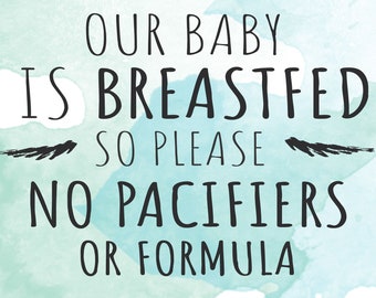 No Breastfeeding Sign - Etsy