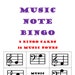 Music Note Bingo - Etsy