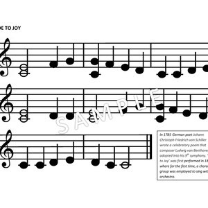 Ode to Joy for Beginners - Etsy