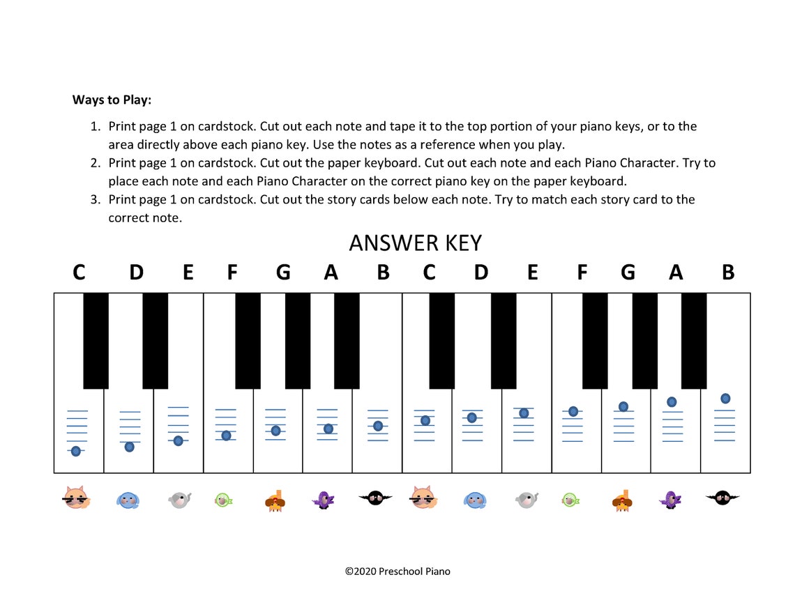 Treble Clef Piano Review - Etsy