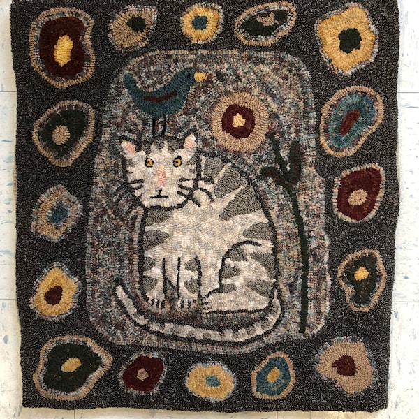 Primitive Hooked Rug - Etsy