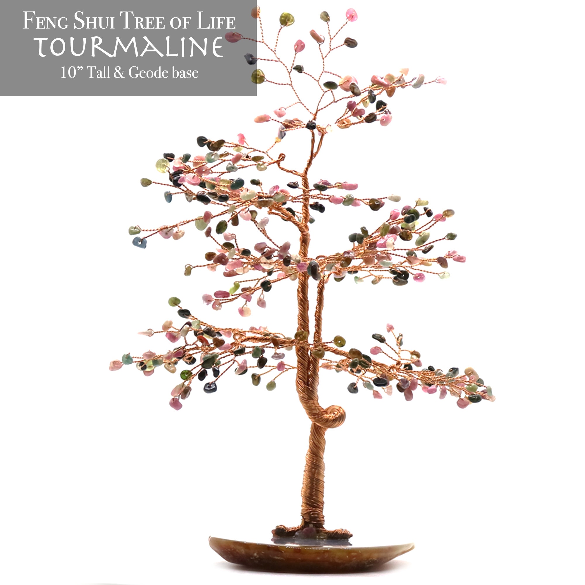 Feng Shui Tree of Life With Tourmaline Leaves - Etsy