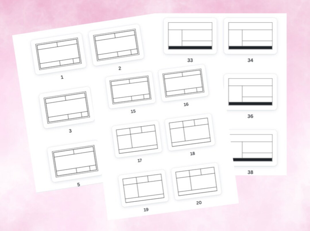 Printable Blank Label Templates, Printable Labels for Handmade Items ...