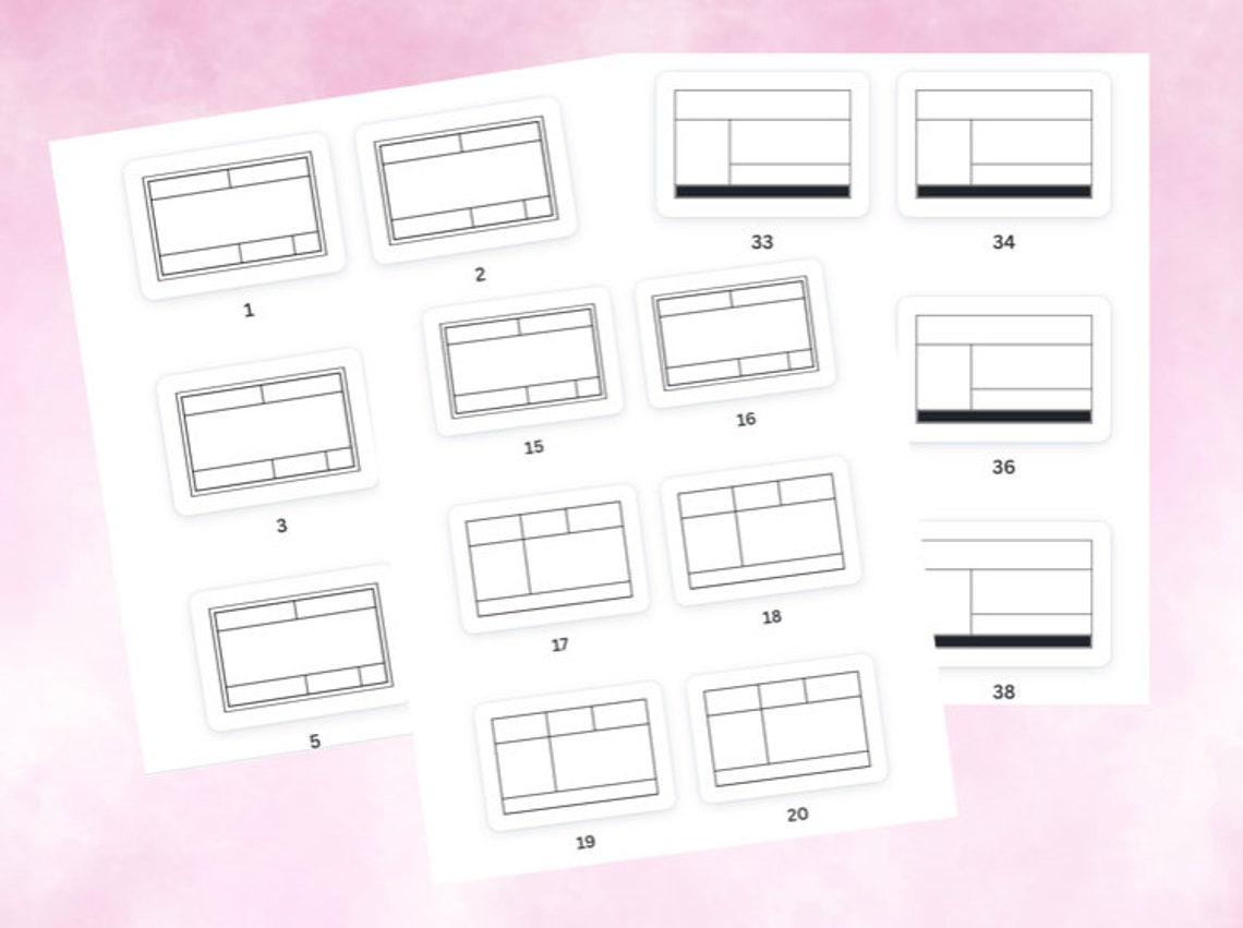 Printable Blank Label Templates, Printable Labels for Handmade Items ...