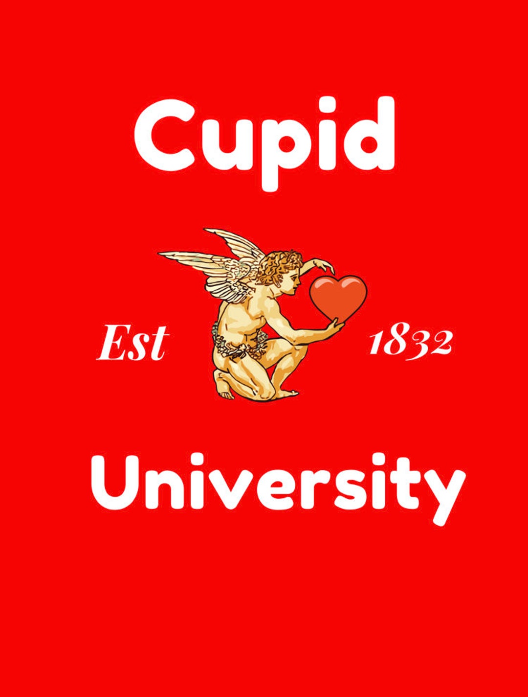 Cupid University SVG, Cupid University PNG - Etsy