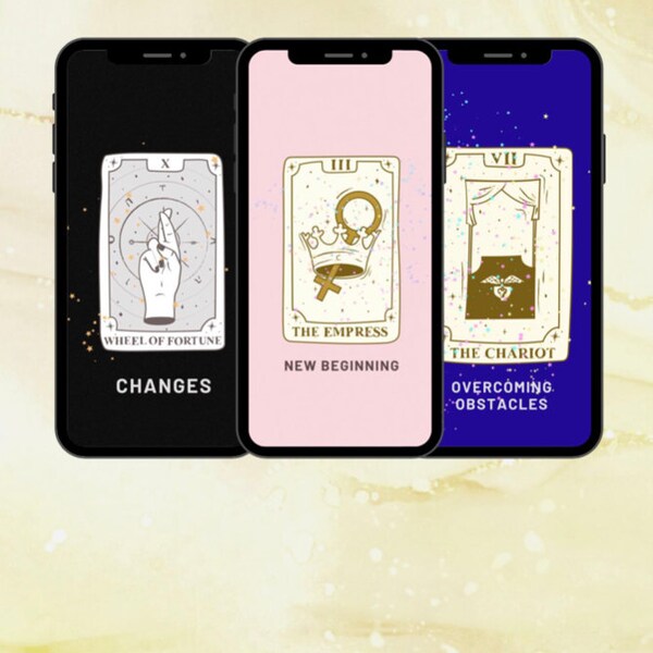 Tarot Phone Wallpaper - Etsy