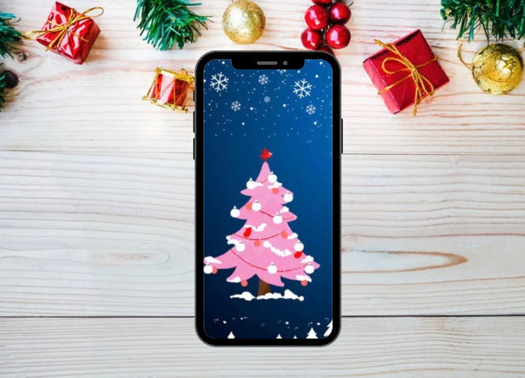 Christmas iPhone Wallpaper, iPhone Wallpaper Pink, Christmas iPhone ...