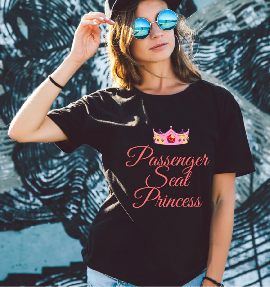 Passenger Seat Princess SVG PNG, Passenger Princess, Girlfriend SVG ...