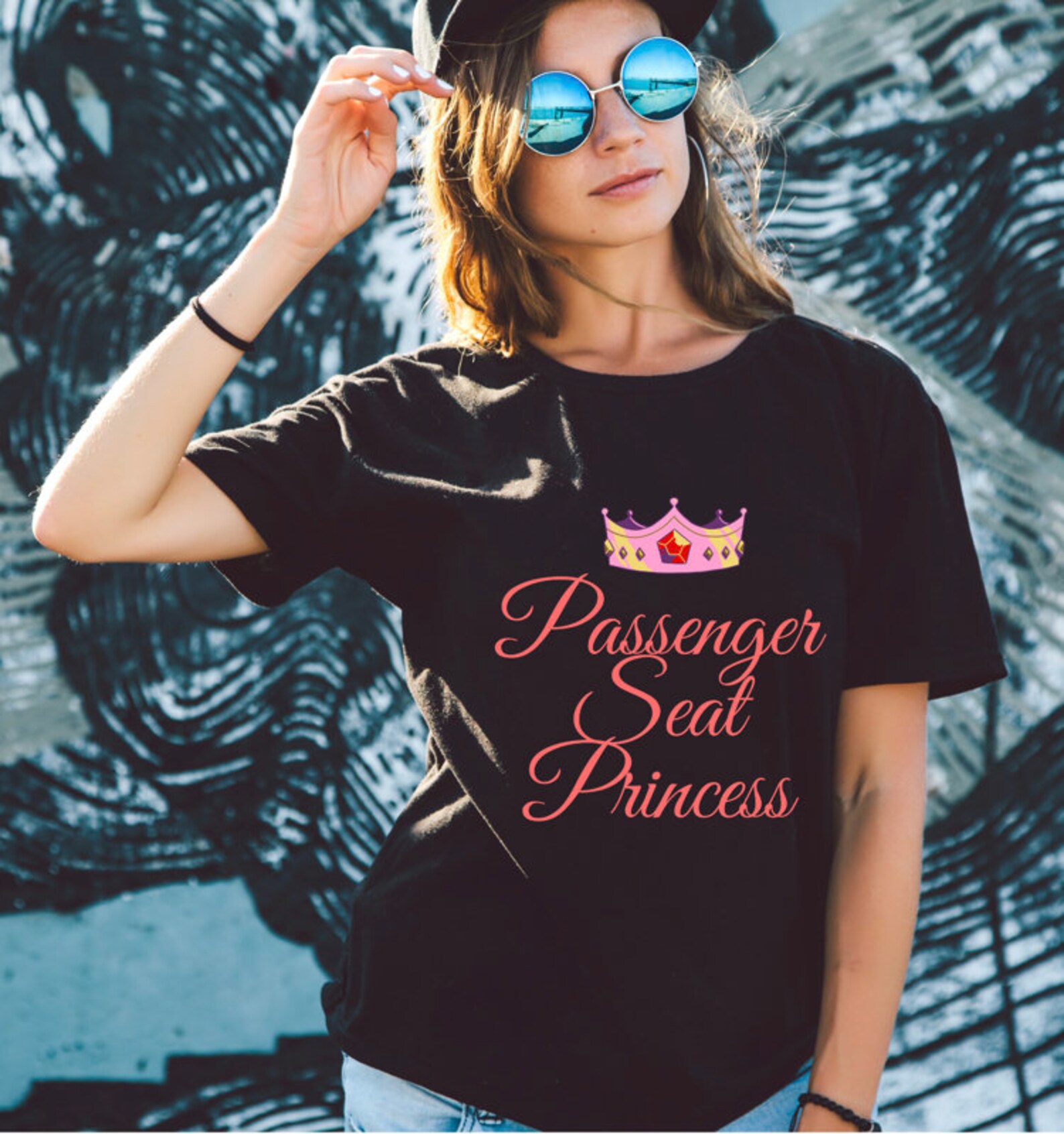 Passenger Seat Princess SVG PNG, Passenger Princess, Girlfriend SVG ...