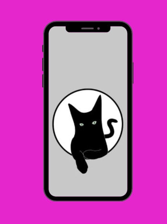 Black Cat Iphone Wallpaper