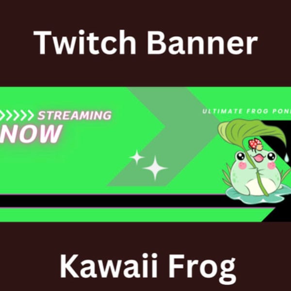 Frog Banner - Etsy