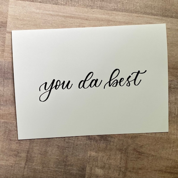 You Da Best - Etsy
