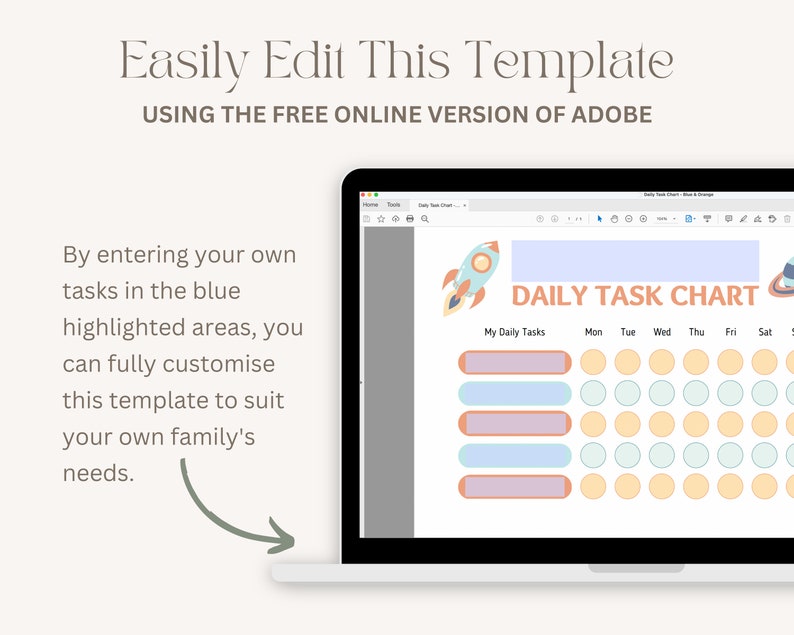 Fun Chart for Kids: Daily Tasks Made Easy | Kids' Daily Task Chart ...
