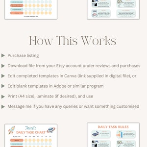 Fun Chart for Kids: Daily Tasks Made Easy | Kids' Daily Task Chart ...