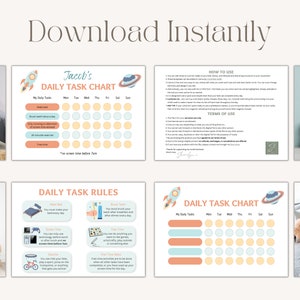 Fun Chart for Kids: Daily Tasks Made Easy | Kids' Daily Task Chart ...