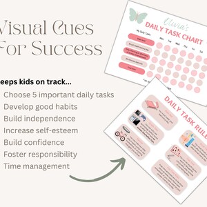 Editable Daily Task Chart Kids Task Chart Task Chart Printable Special ...