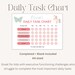 Editable Daily Task Chart Kids Task Chart Task Chart Printable Special ...