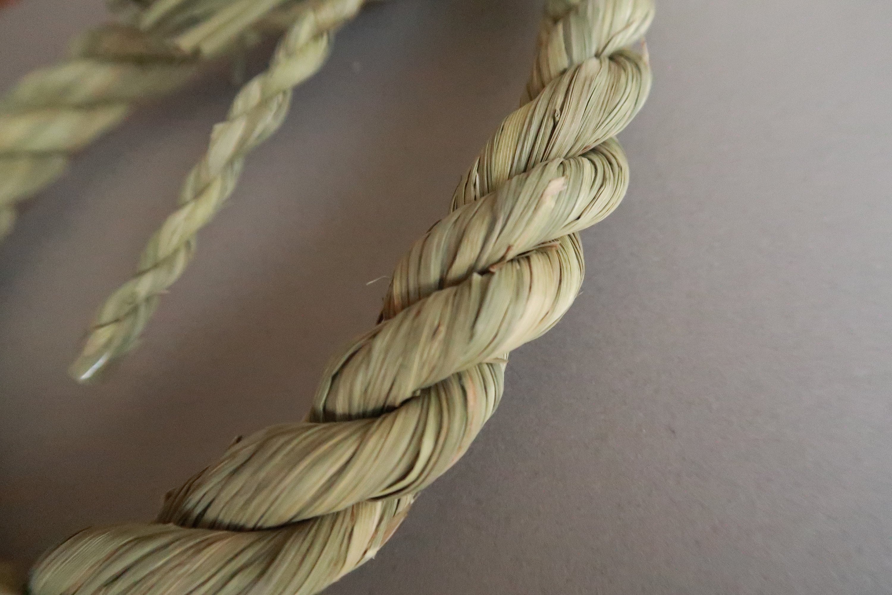 Japanese Decoration, Shimenawa, Straw, Sacred Rope, Lucky Ornament ...