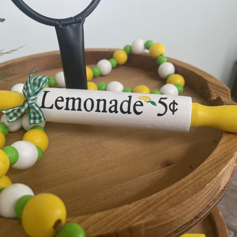Lemon Mini Rolling Pin - Etsy