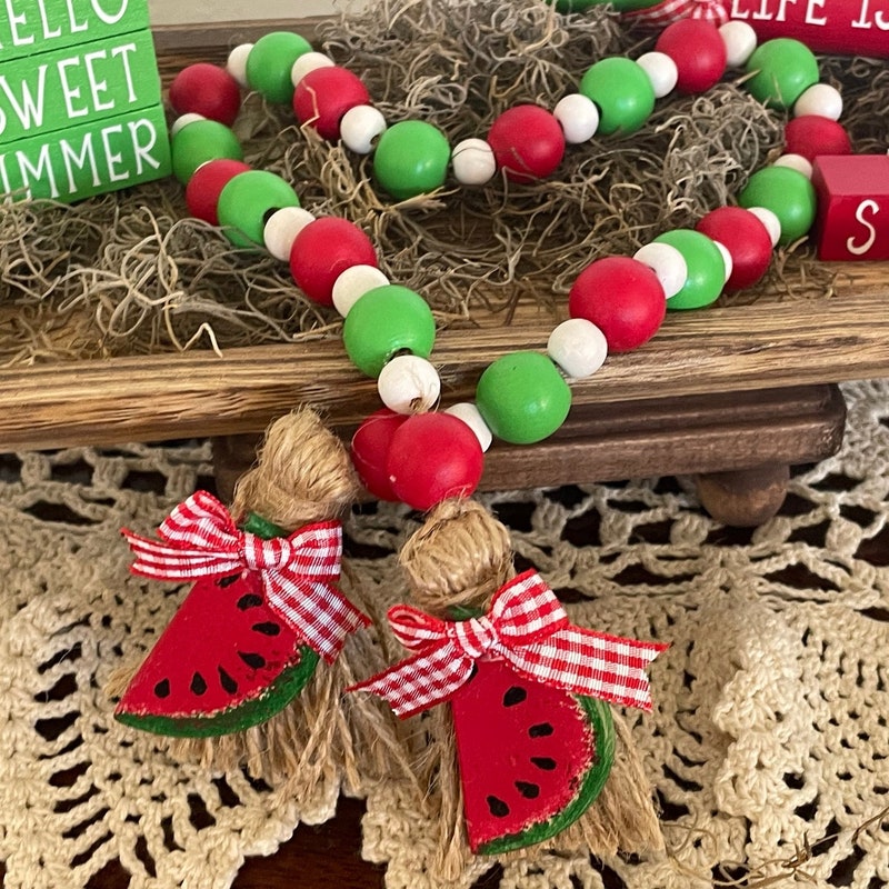 Watermelon Beads - Etsy