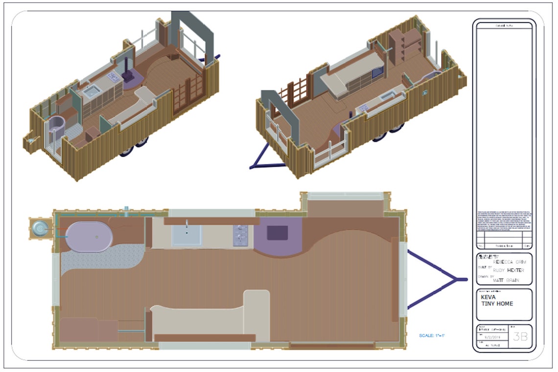 Keva Tiny House Building Plans - Etsy