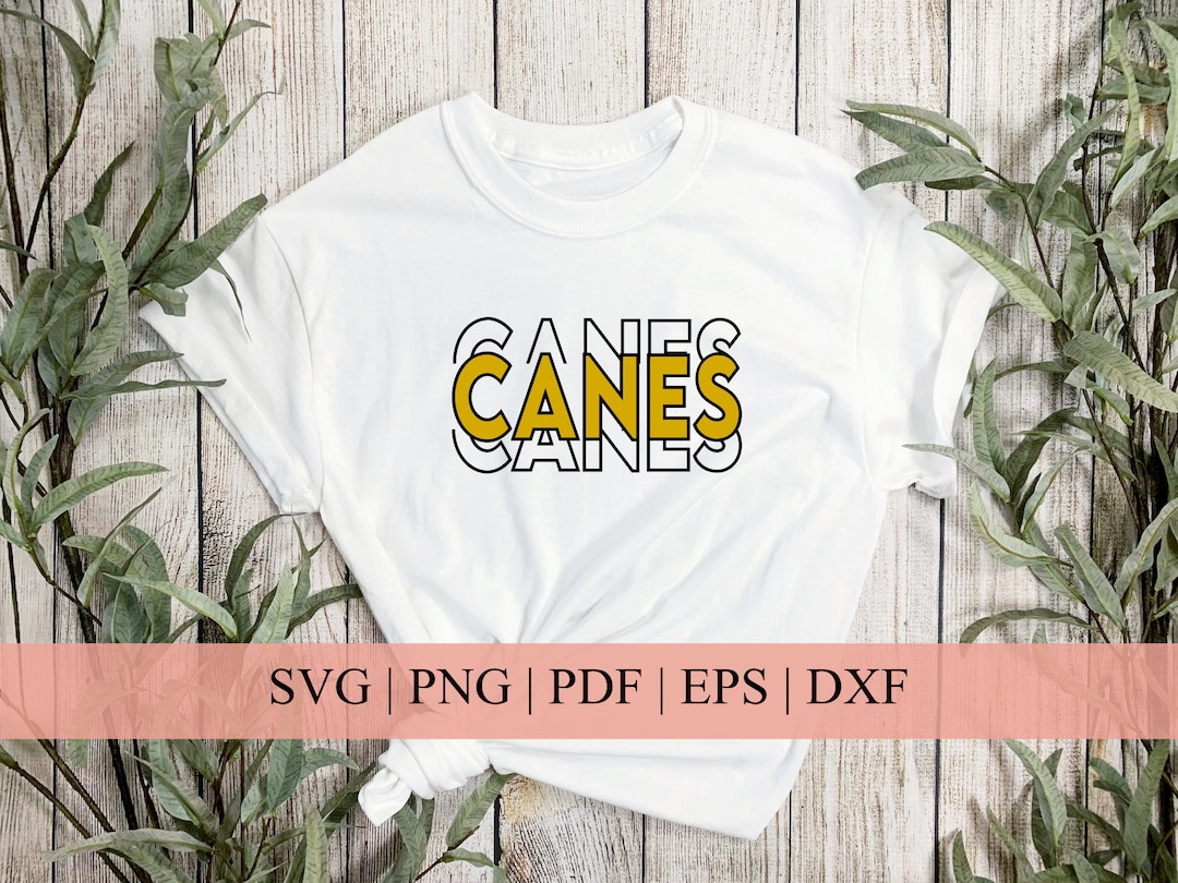 Canes SVG | Athletic Spirit Wear | Football Baseball Softball Soccer ...