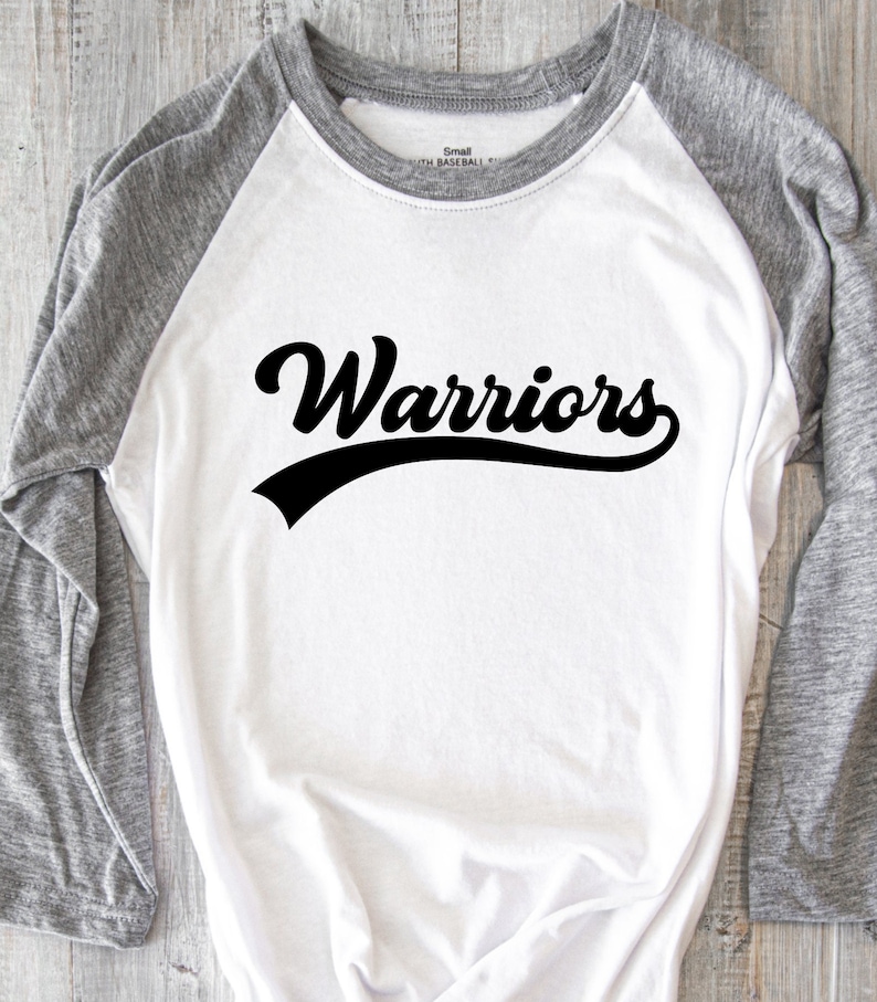 Warriors Baseball SVG | Baseball Script Cut File | Baseball Mom ...