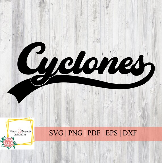 Cyclones Baseball SVG Baseball Script Cut File Baseball - Etsy