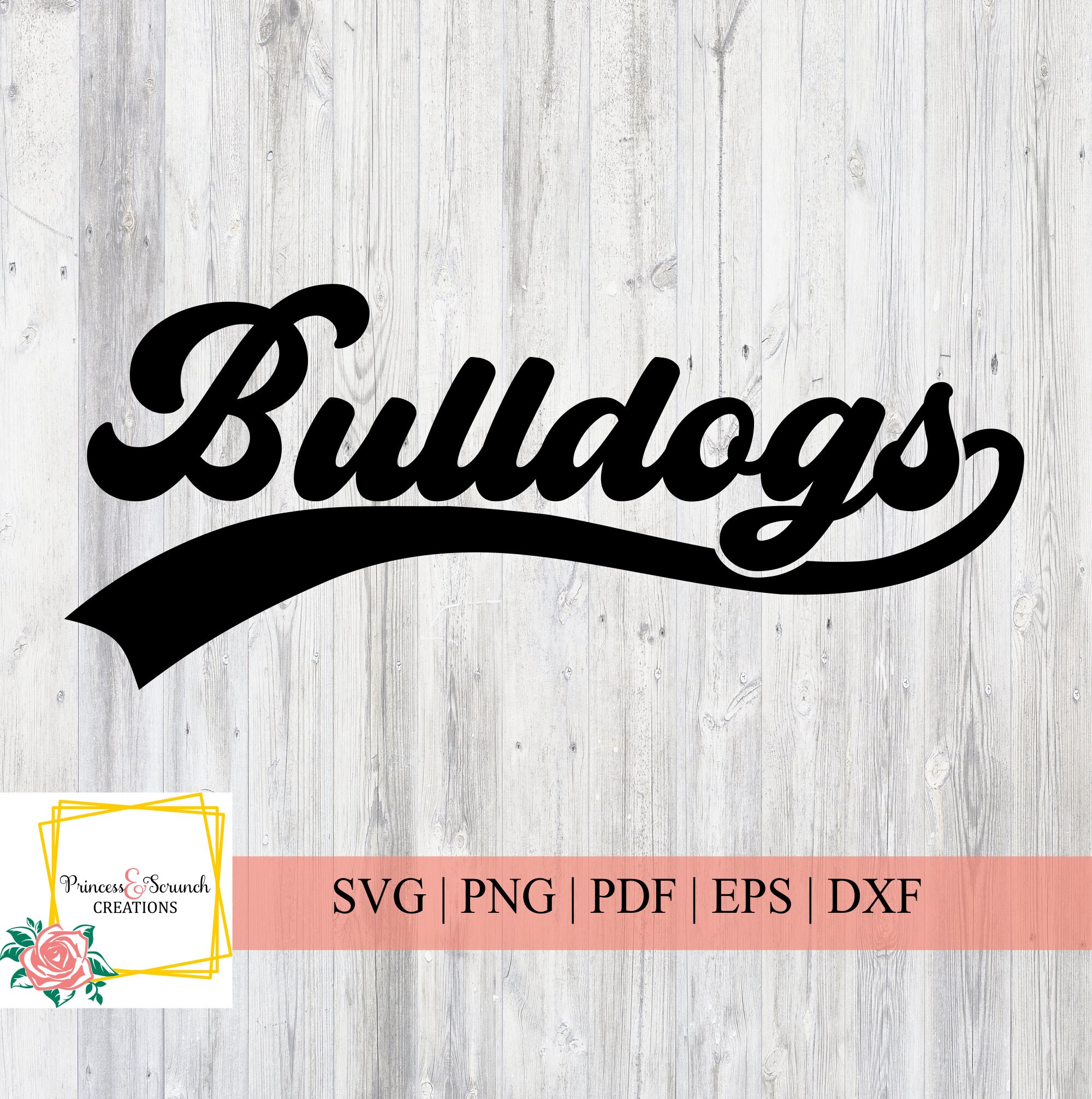 Bulldogs Baseball SVG Baseball Script Cut File Baseball Mom Baseball ...
