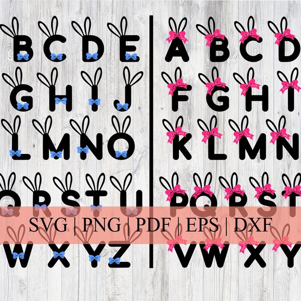 Easter Alphabet - Etsy