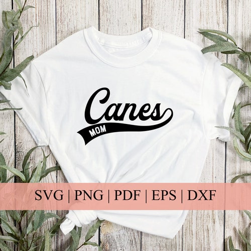 Canes Baseball Family Bundle SVG Baseball Script Cut File - Etsy