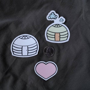 Mongolian Ger Sticker Pack of 3 - Etsy