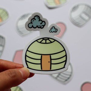 Mongolian Ger Sticker Pack of 3 - Etsy