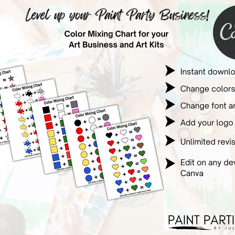 Paint Color Charts - Etsy