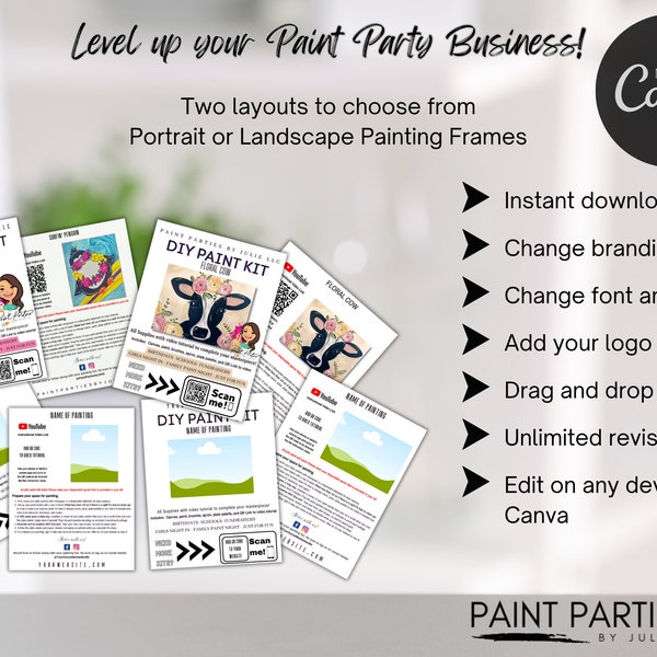 Paint Kit Template Etsy M xico