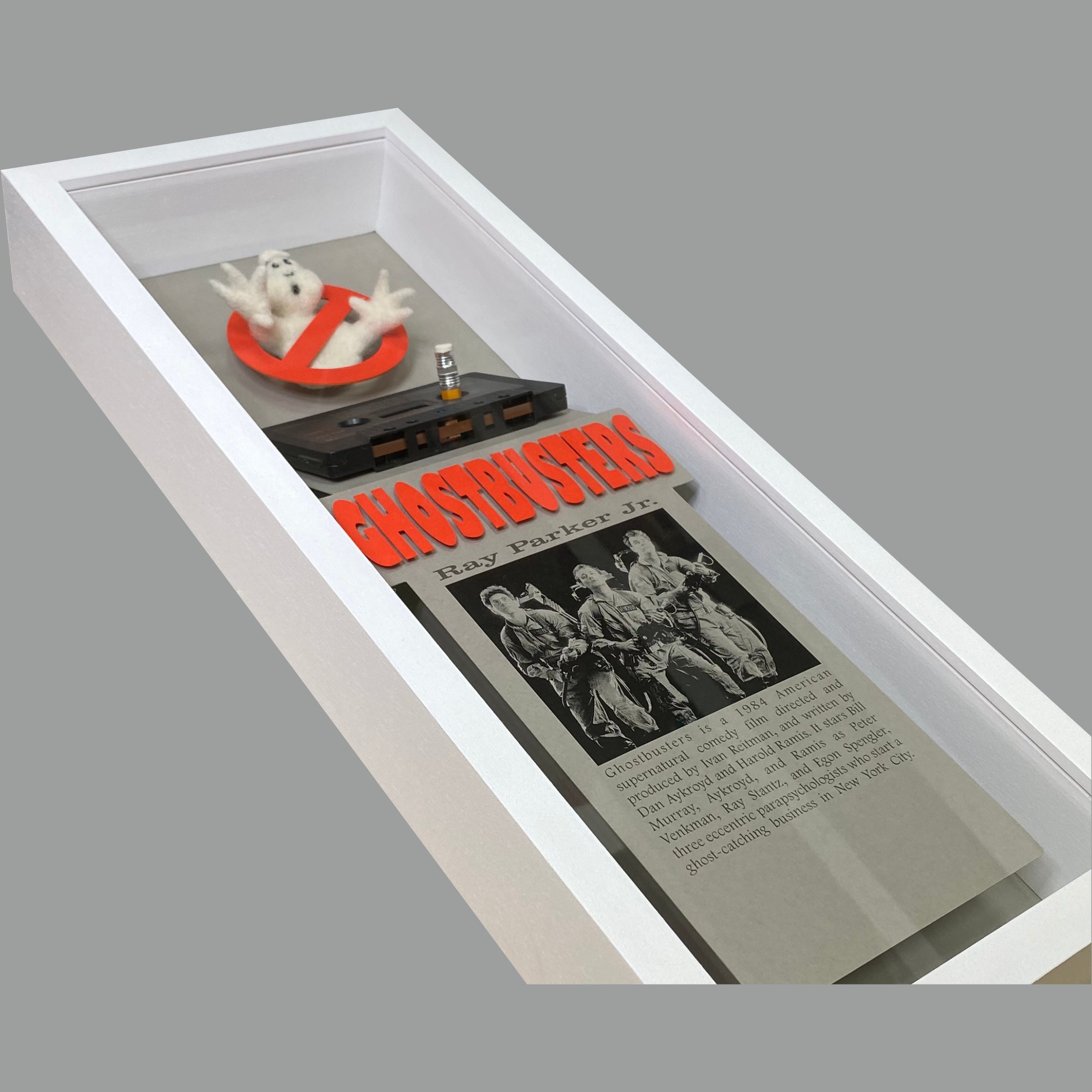 GHOSTBUSTERS 3D Music Poster in a Frame Audio Tape 1984 - Etsy