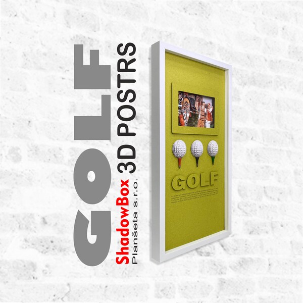 Golf Shadow Box - Etsy