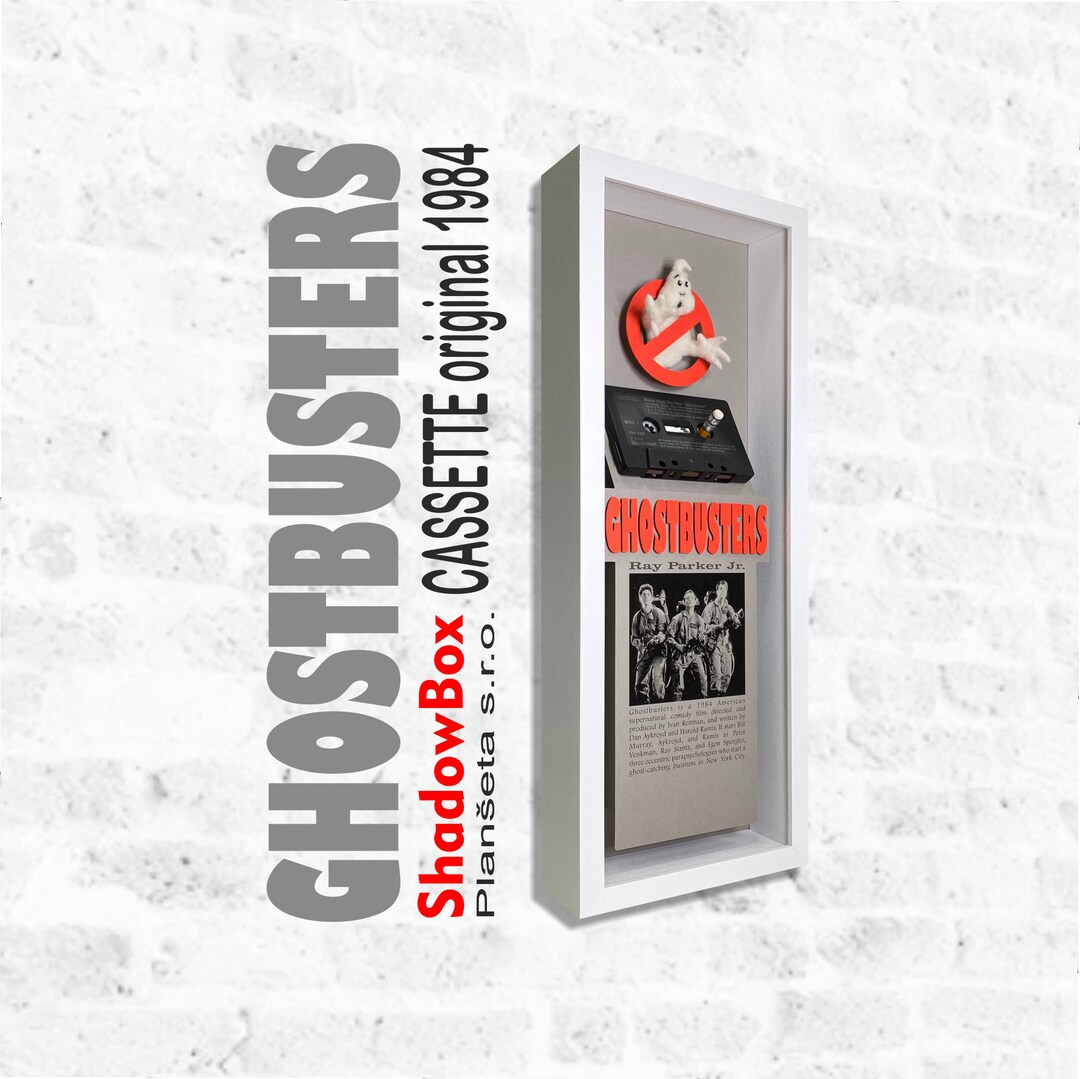 GHOSTBUSTERS 3D Music Poster in a Frame Audio Tape 1984 - Etsy