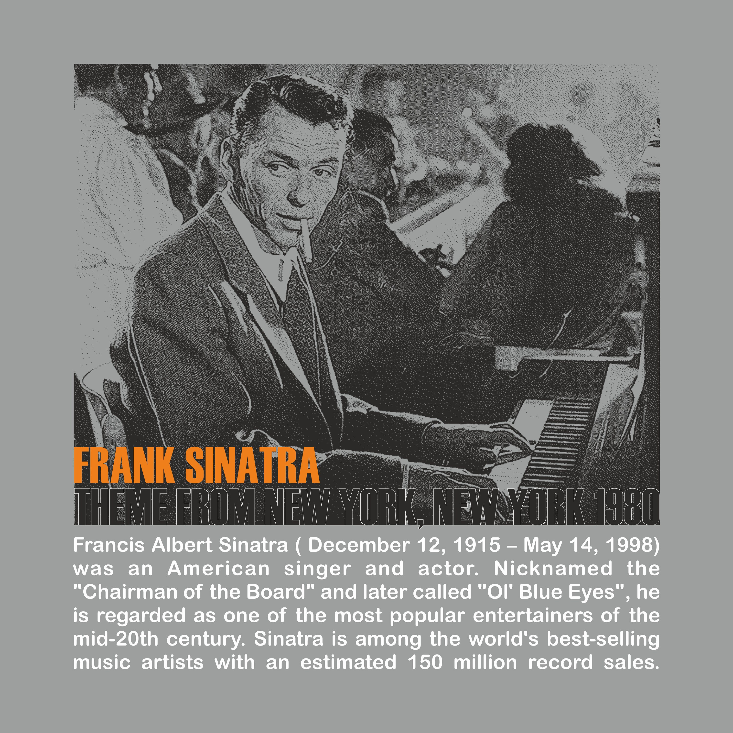 FRANK SINATRA Music Display Genuine Vinyl 1980 Authors Desigen Home and ...
