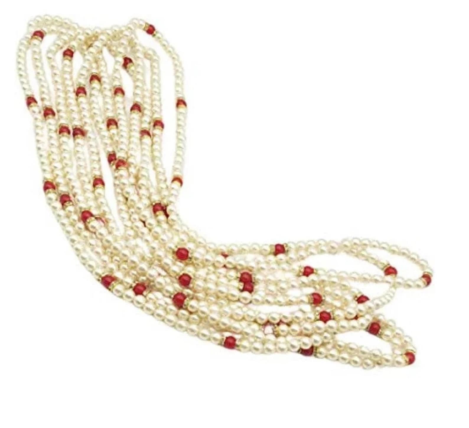 50 Pcs Milni Haar, Beads Haar, Baraati Haar, Welcome Mala, Swagat Mala ...