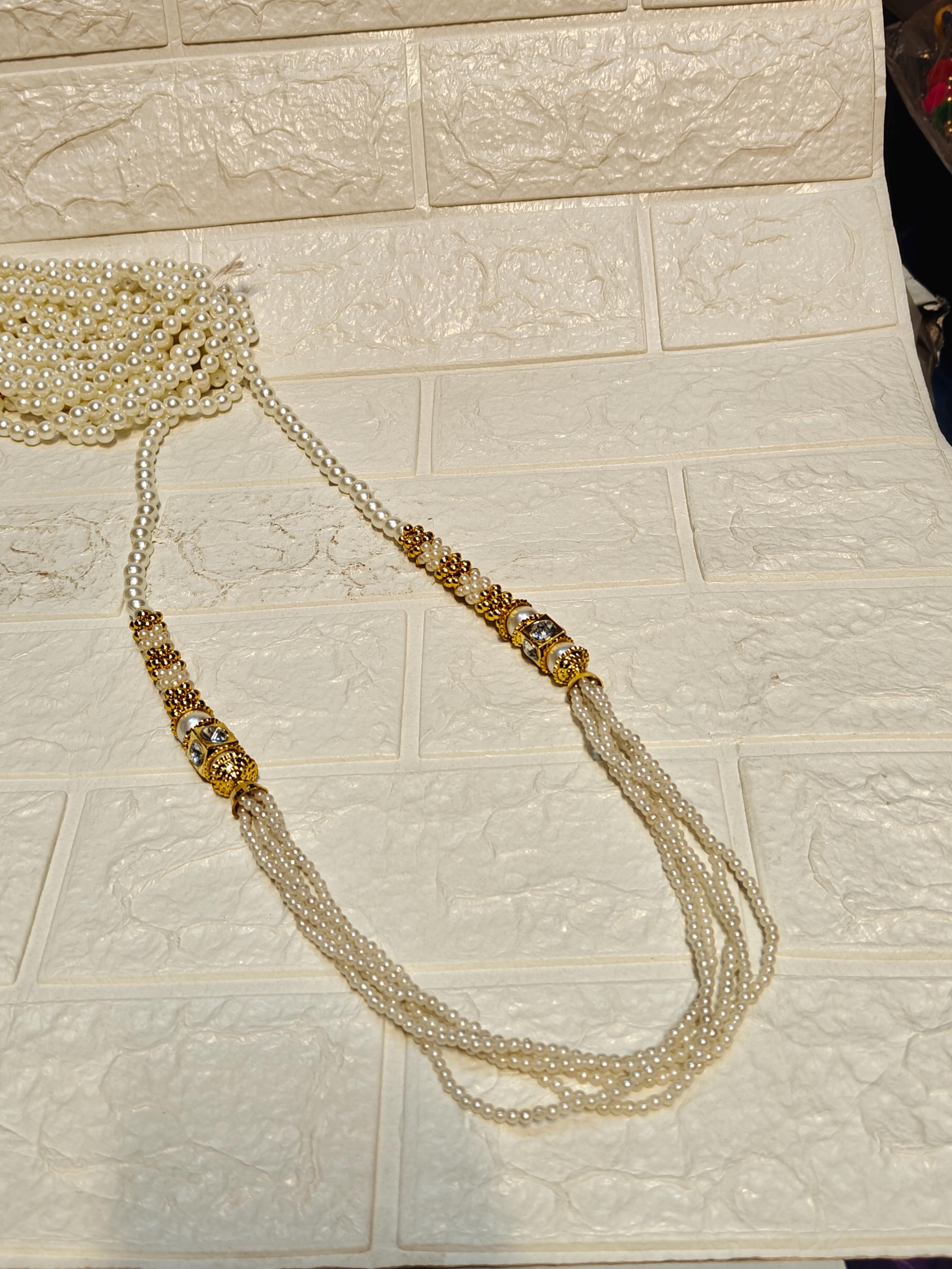 50 Pcs Wedding Moti Mala: Indian Reception Welcome Garland - Etsy