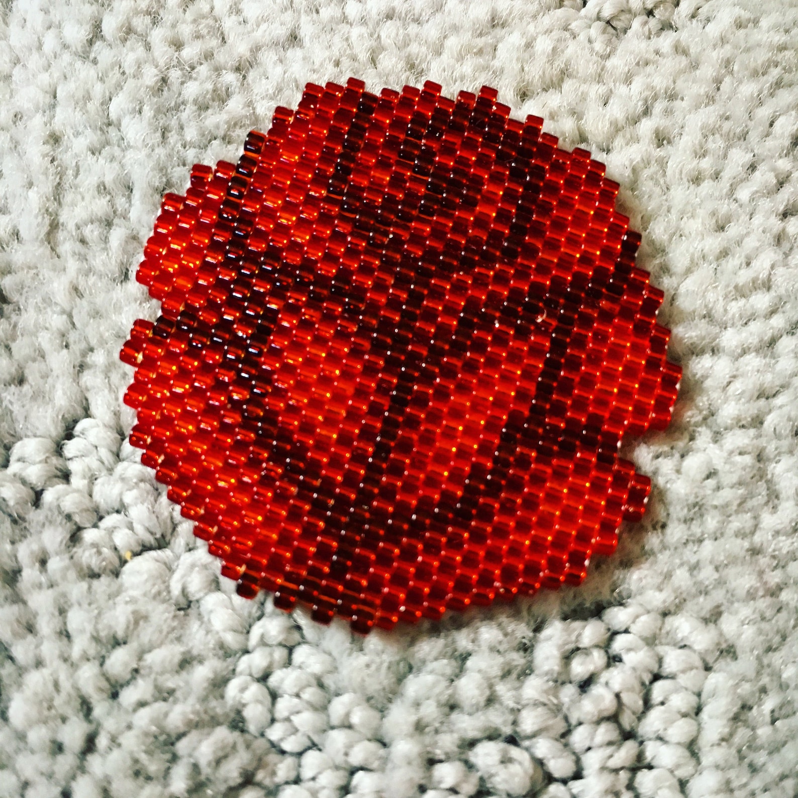 Blooming Rose Brick Stitch Beading Pattern - Etsy