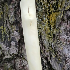 Handcrafted 68-inch Ash Walking Stick With Natural Bark Detailing and ...