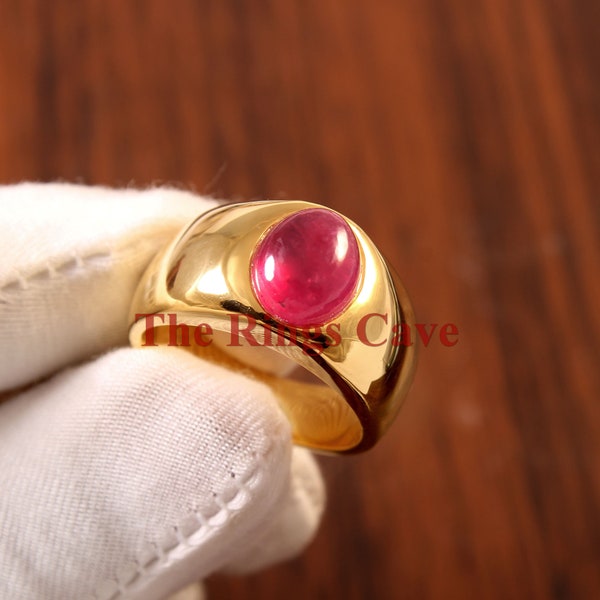 Ruby Men Ring - Etsy