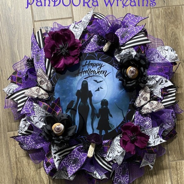 Wednesday Addams Wreath - Etsy